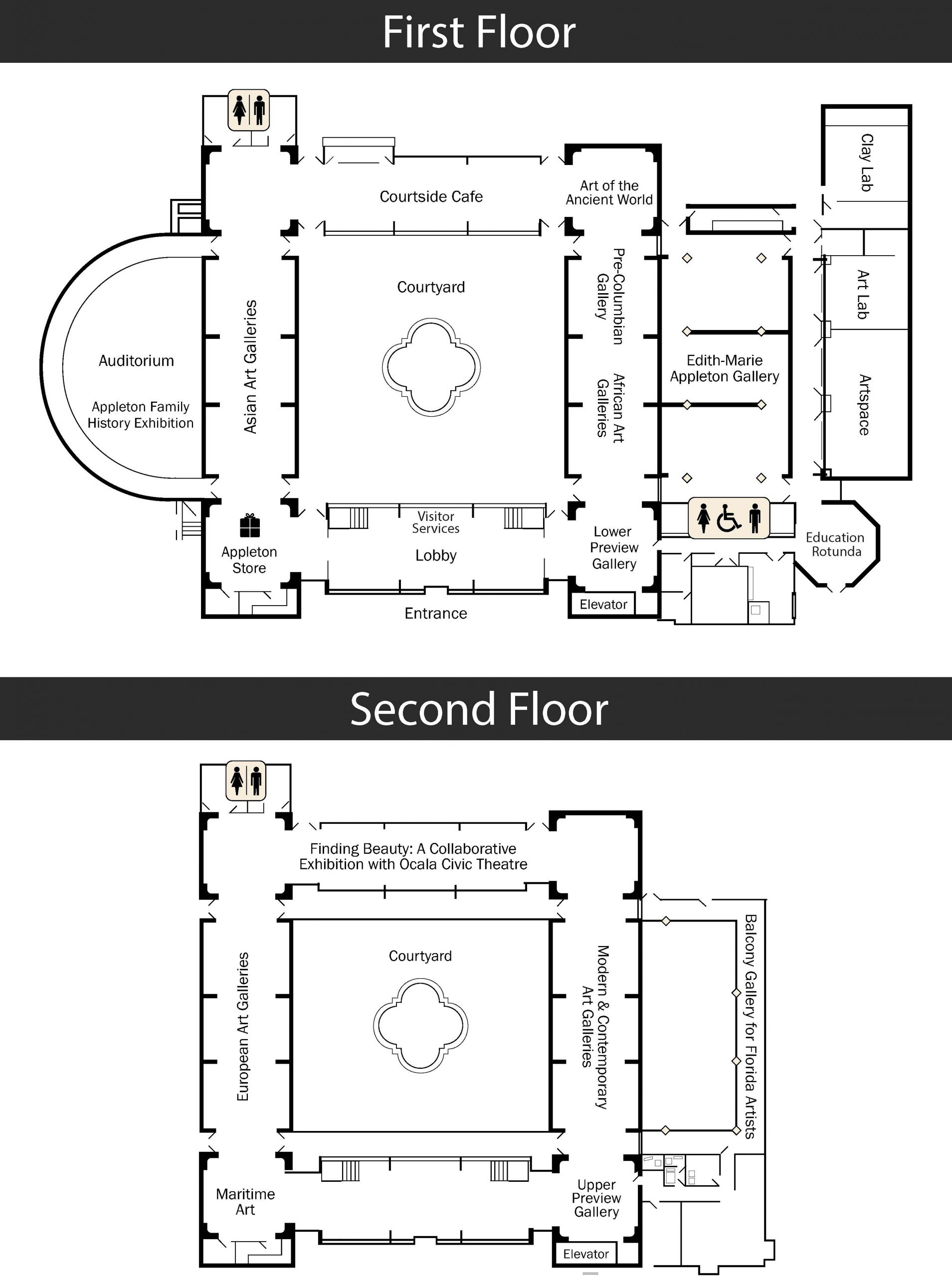 Gallery Map | Appleton Museum of Art / College of Central Florida